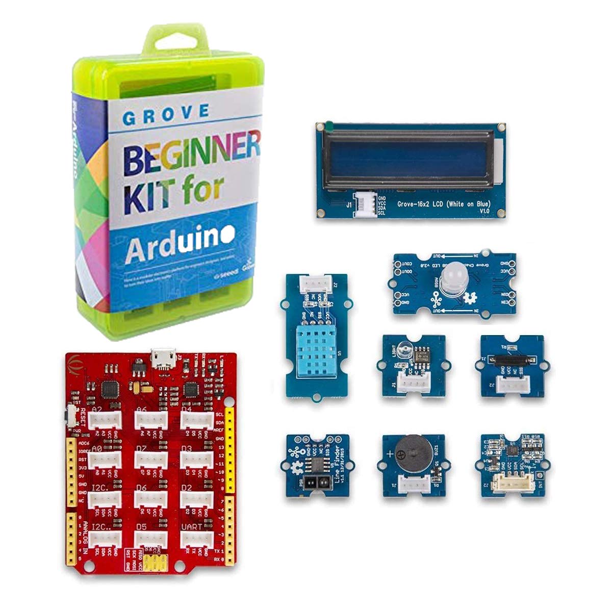 Buy SunRobotics PlugEasy Grove Beginner kit for Uno R3 | Tilt Switch ...