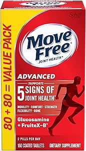 Amazon.com: Move Free Advanced Glucosamine Chondroitin + Calcium ...