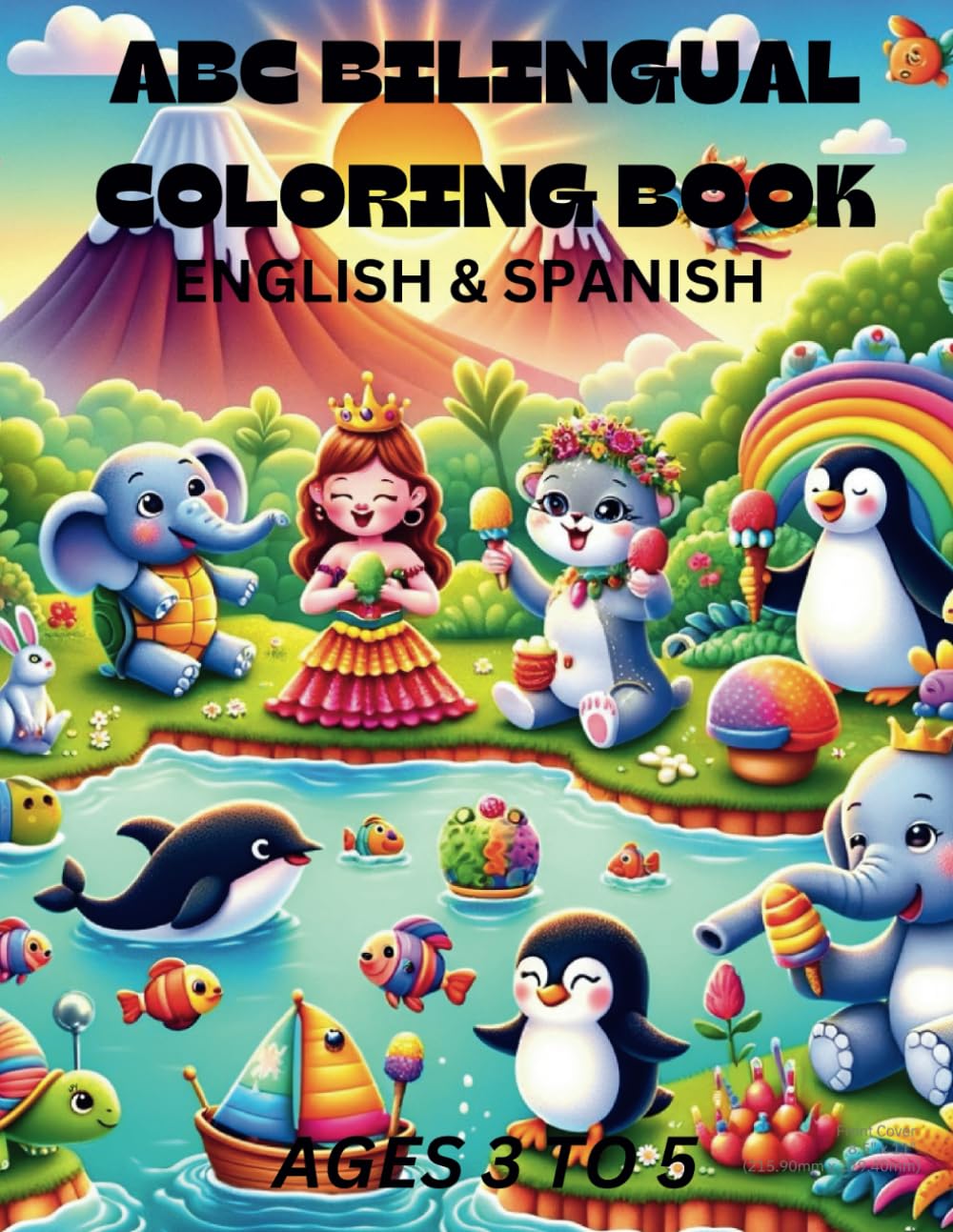 ABC Bilingual Coloring Book English & Spanish: Bilingual Adventure ...