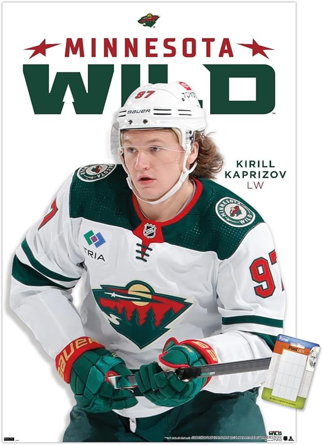 Amazon.com: Trends International NHL Minnesota Wild - Kirill Kaprizov ...