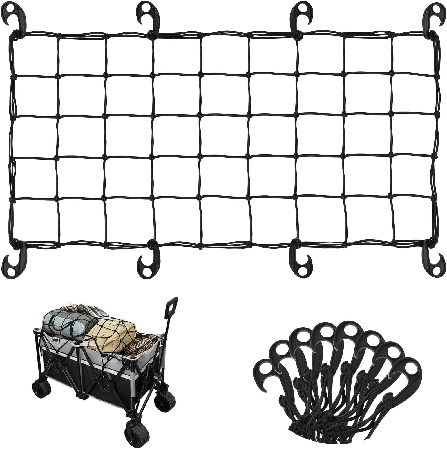 Amazon.com: Mamiko Cargo Net and Wagon Straps for Collapsible Folding ...