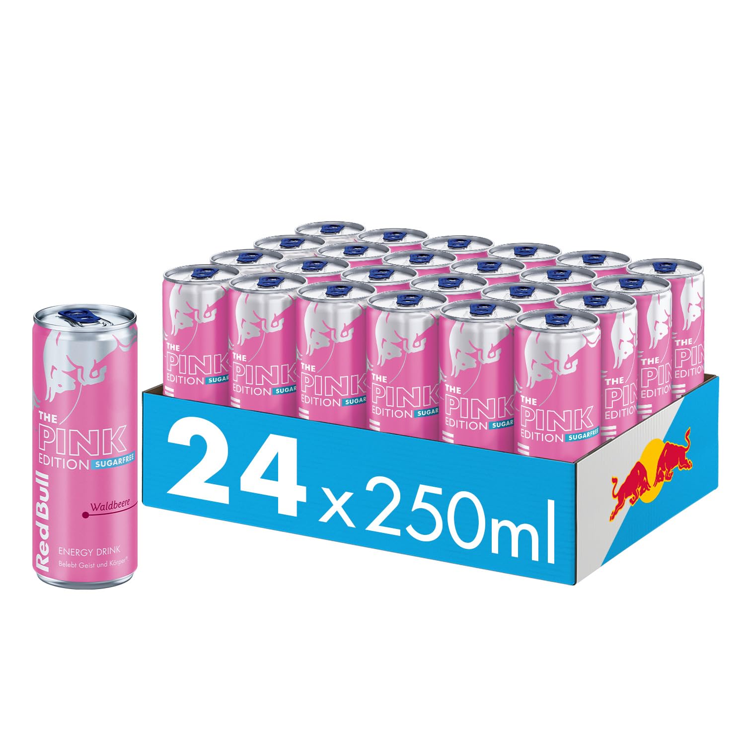 Red Bull Rose Energy Drink Spring Edition (sans sucre) - 24 canettes ...