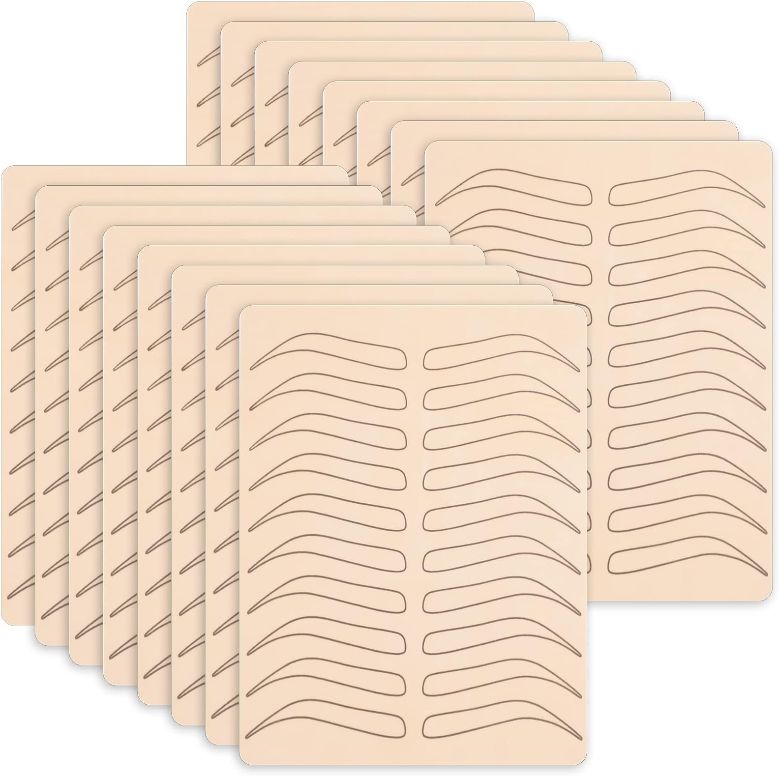 Amazon.com : Maitys 16 Pieces Microblading Supplies Double Sided ...