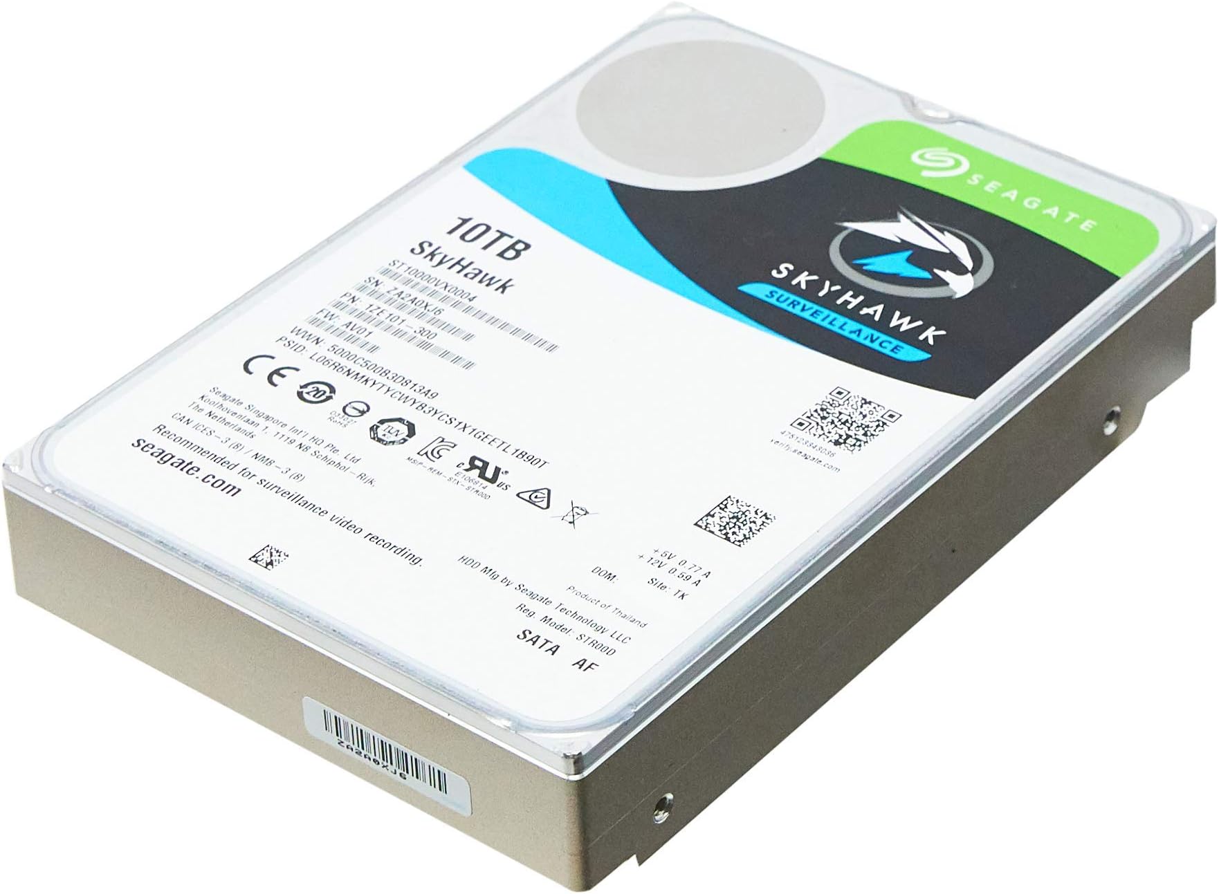 Seagate Skyhawk 2 TB, Video Internal Hard HDD – 3.5", SATA 6Gb/s, 256MB ...