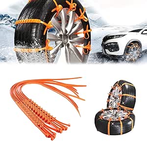 Amazon.com: Automobile Anti-Skid Chain,Reusable Anti Snow Chains of Car,Universal Adjustable ...