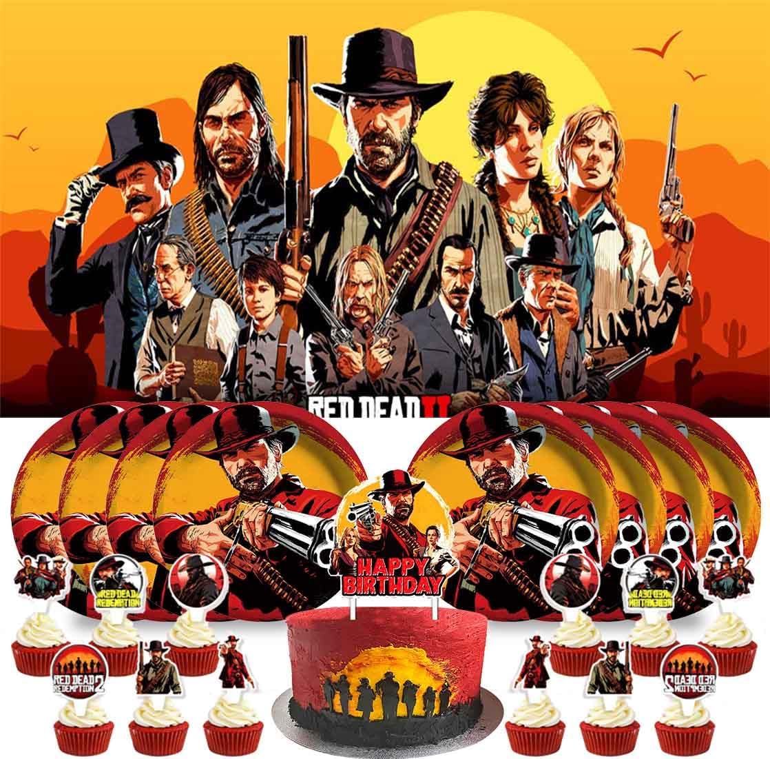 Party Supplies for Red Dead Redemption Birthday Australia | Ubuy