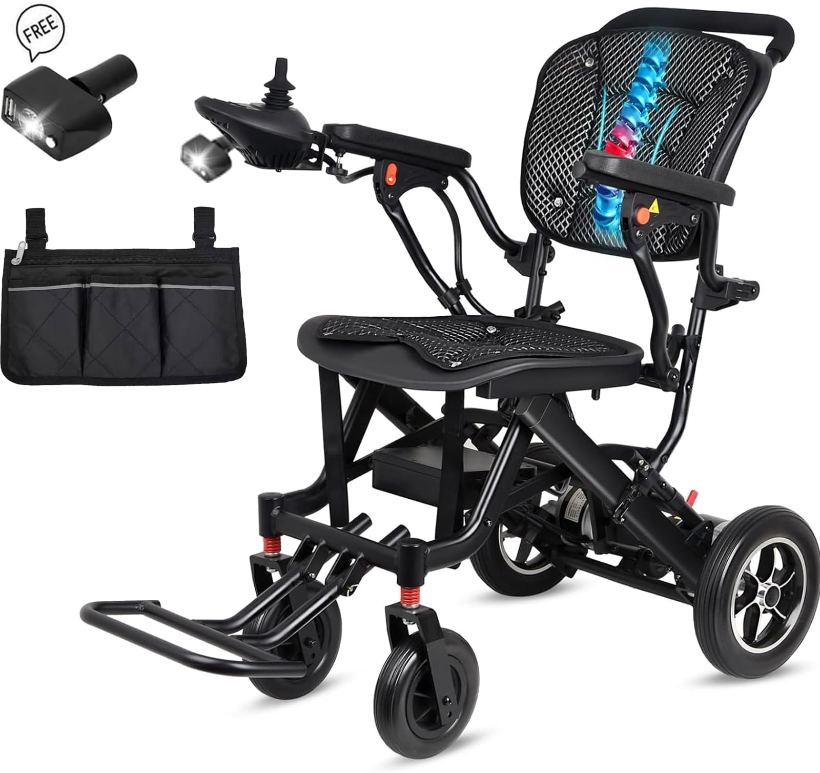 Amazon.com: Zurcheel Ultra Lightweight Electric Wheelchairs for Adults ...