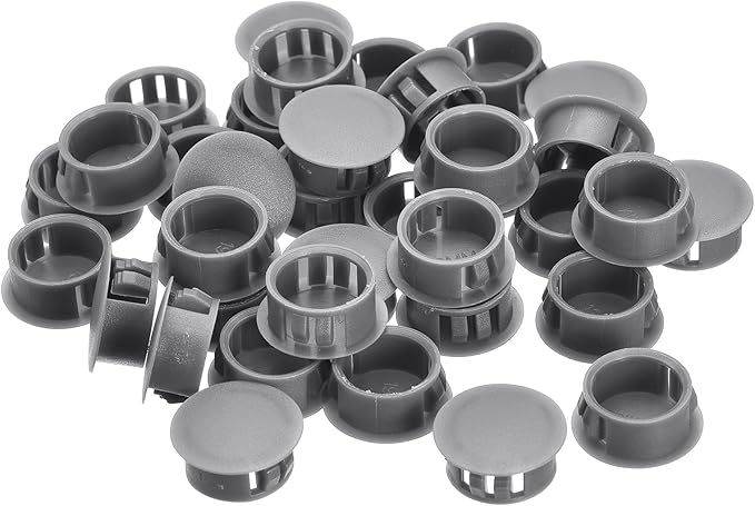QUARKZMAN 3/4" Plastic Hole Plugs - 36 Pieces - Recessed Type - Locking ...