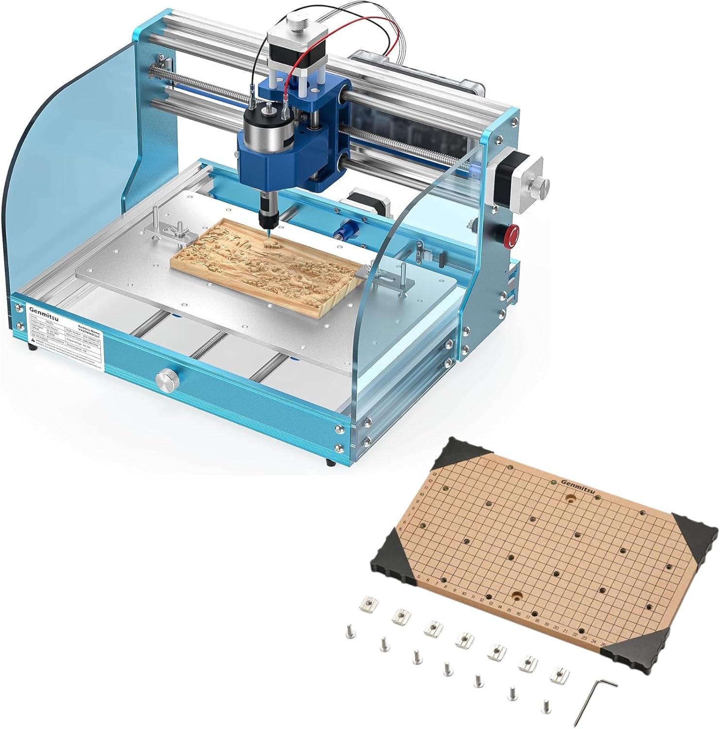 Genmitsu 3018-PROVer V2 CNC Milling Machine, Desktop CNC for Beginner ...