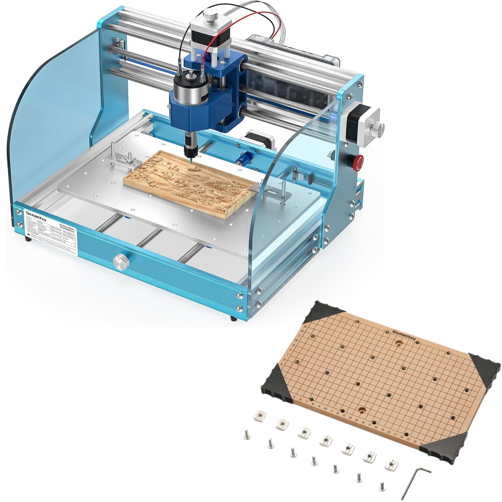 Genmitsu 3018-PROVer V2 CNC Milling Machine, Desktop CNC for Beginner ...