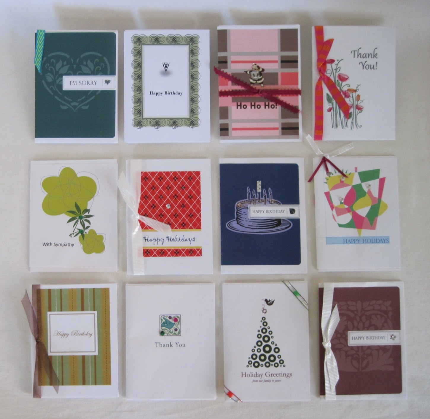 Amazon.com : 12 Pack Assorted All Occasion Greeting Cards - Includes ...