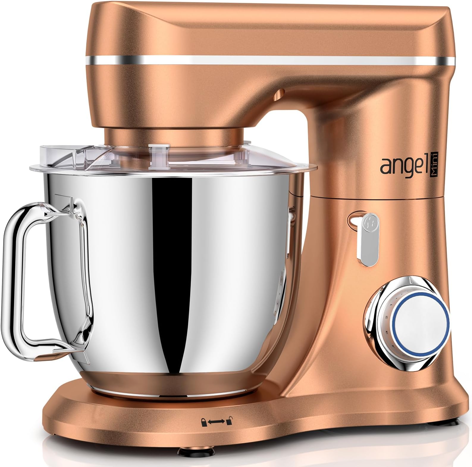 Amazon.com: CULINARY CHEF 4.75 Quart Retro Stand Mixer (Rose Gold Bowl ...