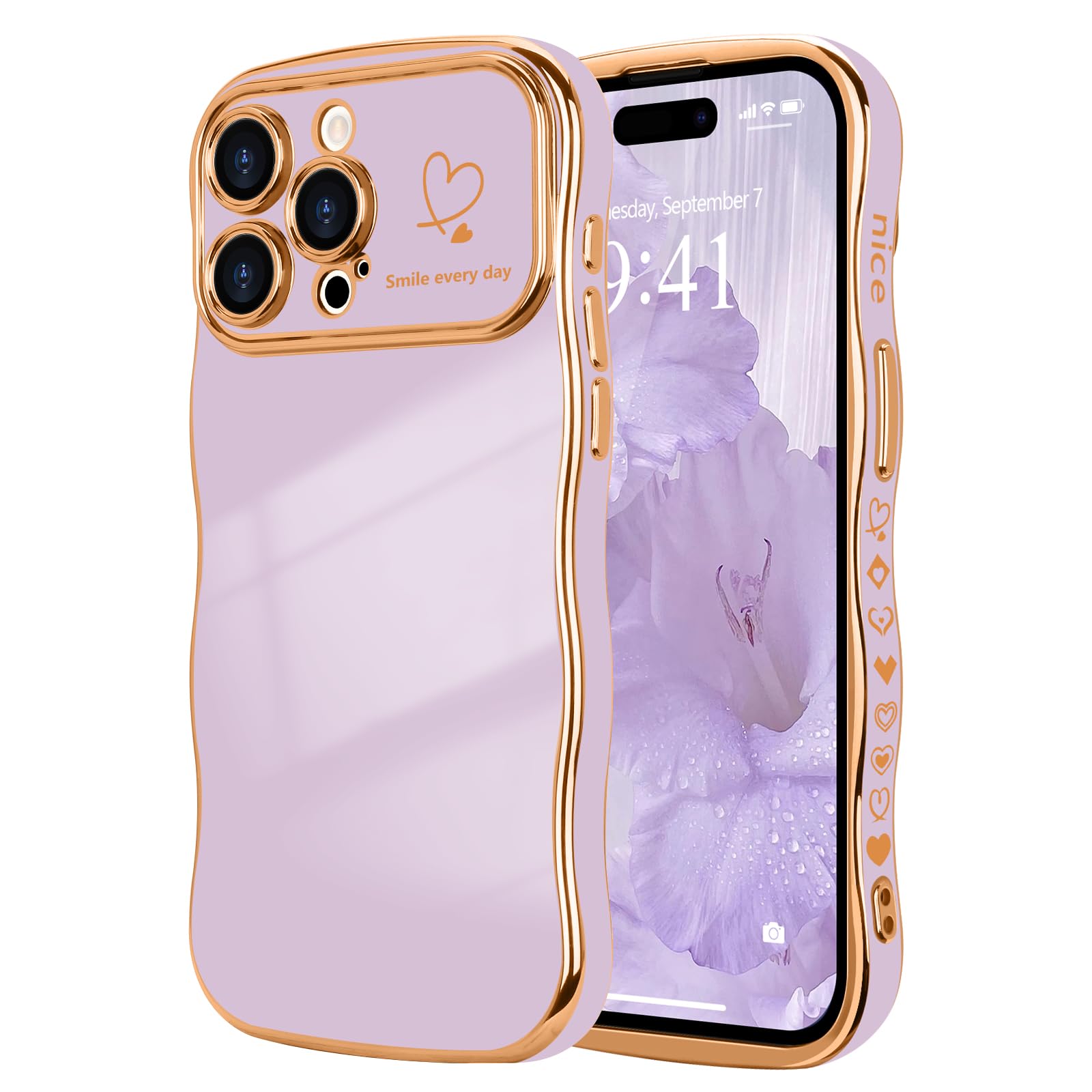 Amazon.com: LCHULLE for iPhone 14 Pro Max Case for Women Girls, Cute ...