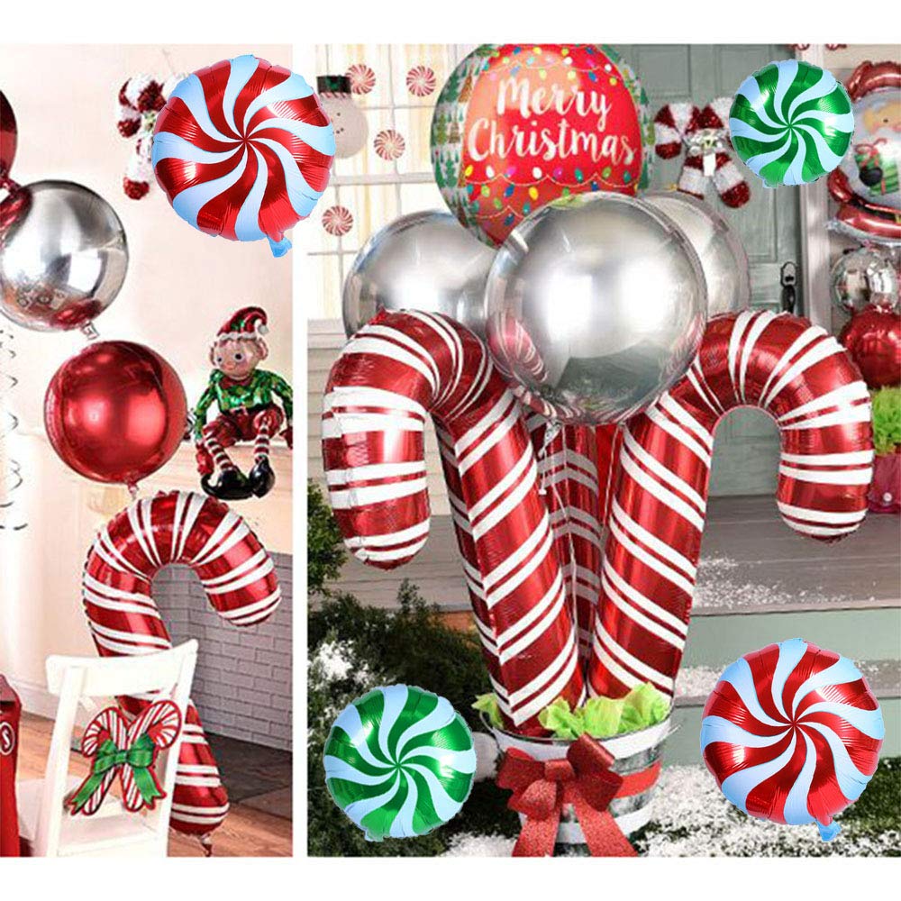 Decorating Christmas Candy Cane Themed Party | Psoriasisguru.com