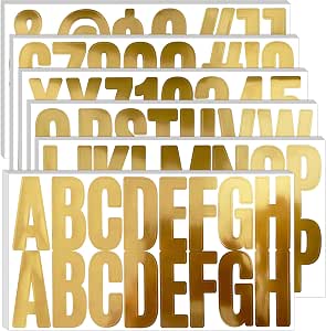Peel And Stick Letters For Wall Decor Alphabet Stickers 420 PCS 42 ...