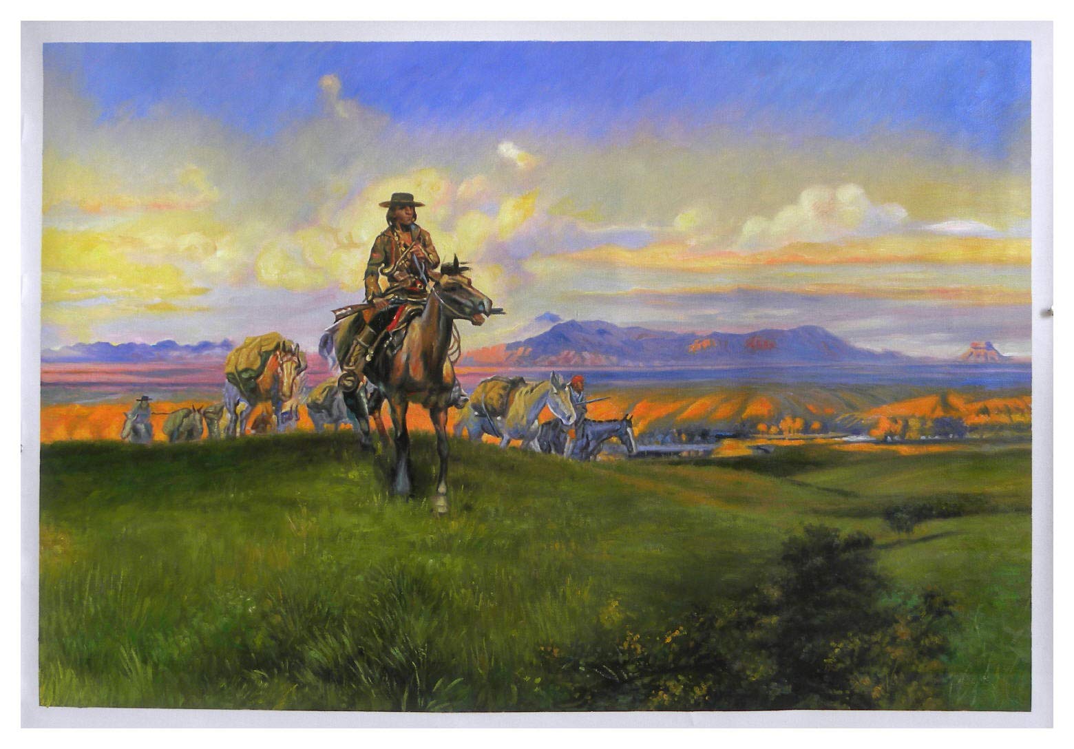 American Western Artists Oil Paintings