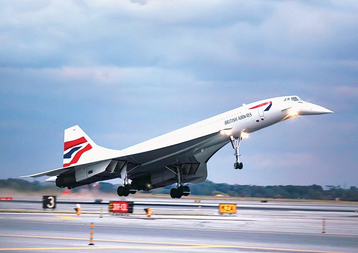 BRITISH AIRWAYS BA CONCORDE SUPERSONIC AIRLINE POSTER (A2(594X420MM ...