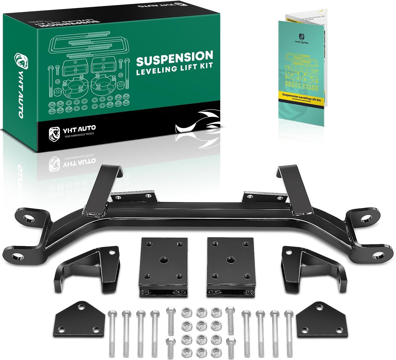 Amazon.com: YHTAUTO 4 inch Front and Rear Drop Axle Lift Kit w/Hardware ...