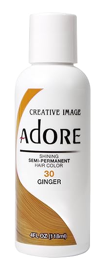 Amazon.com : Adore Semi-Permanent Haircolor 118ml, 030 Ginger, 4 Fl Oz ...