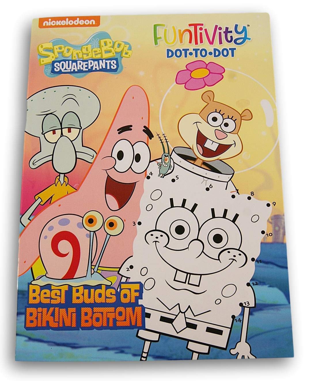 Snapklik.com : Funtivity Spongebob Squarepants Dot To Dot Activity Book