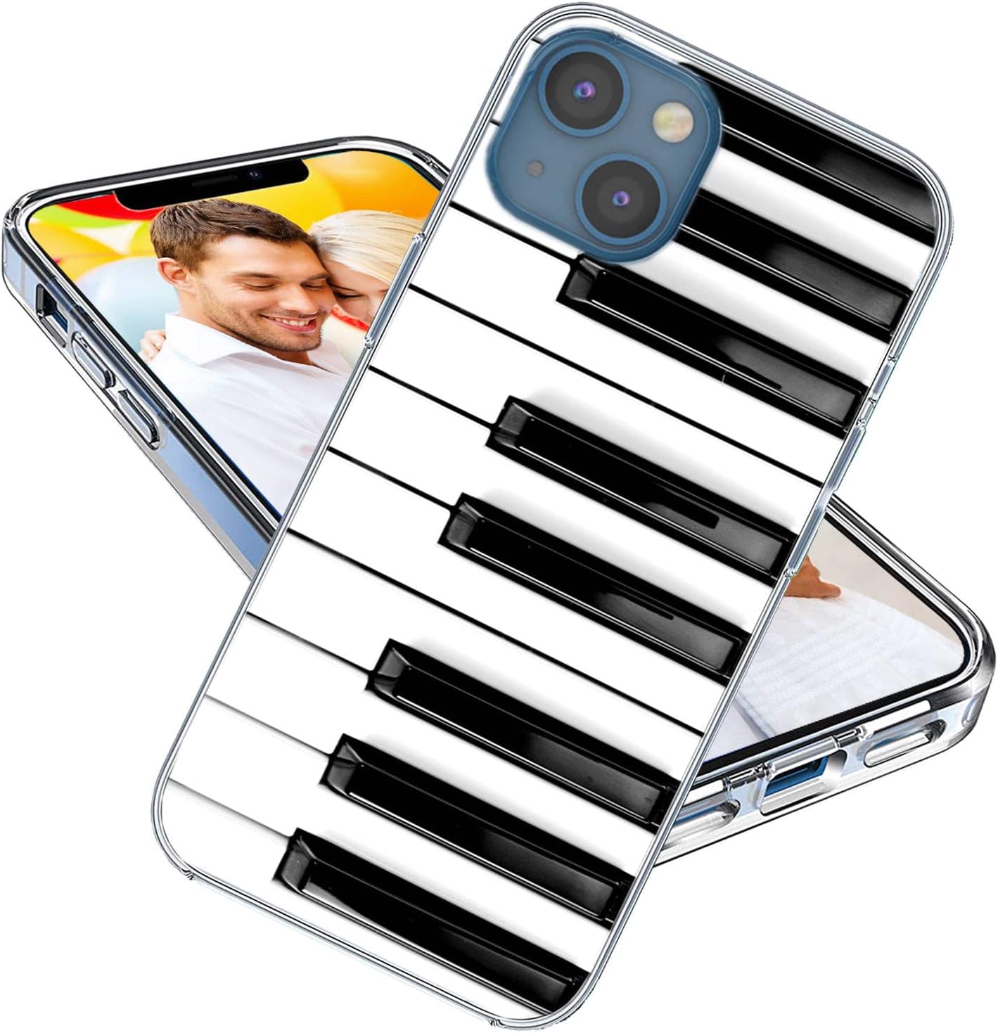 Amazon.com: iPhone 14 Piano Music Treble Clef Pianist Gift Piano Case ...
