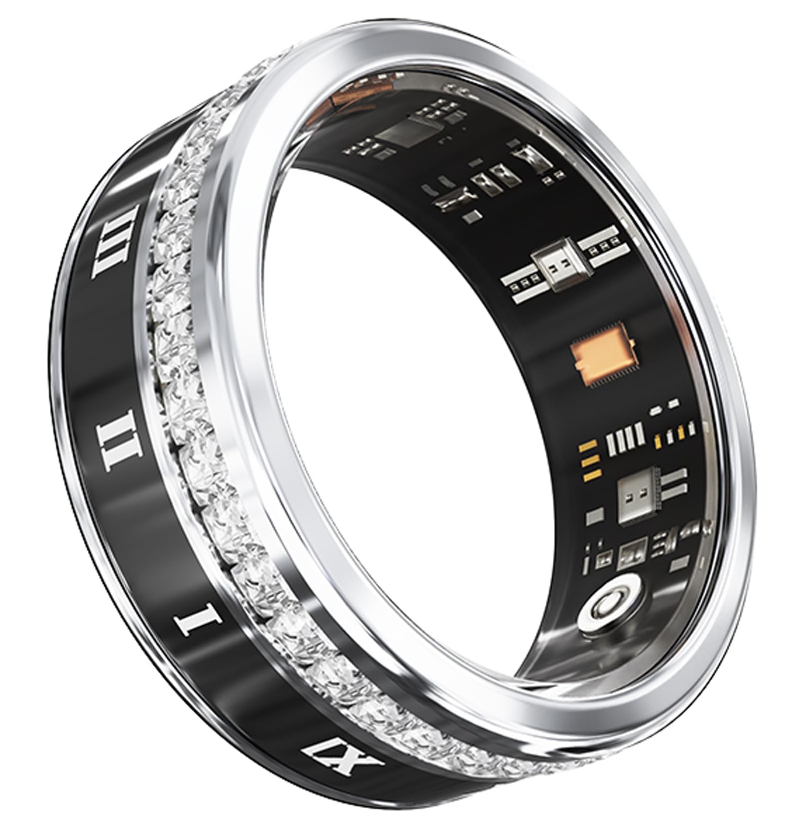 Smart Ring Fitness Rings Heart Rate Monitor Sleep Ring Blood ...