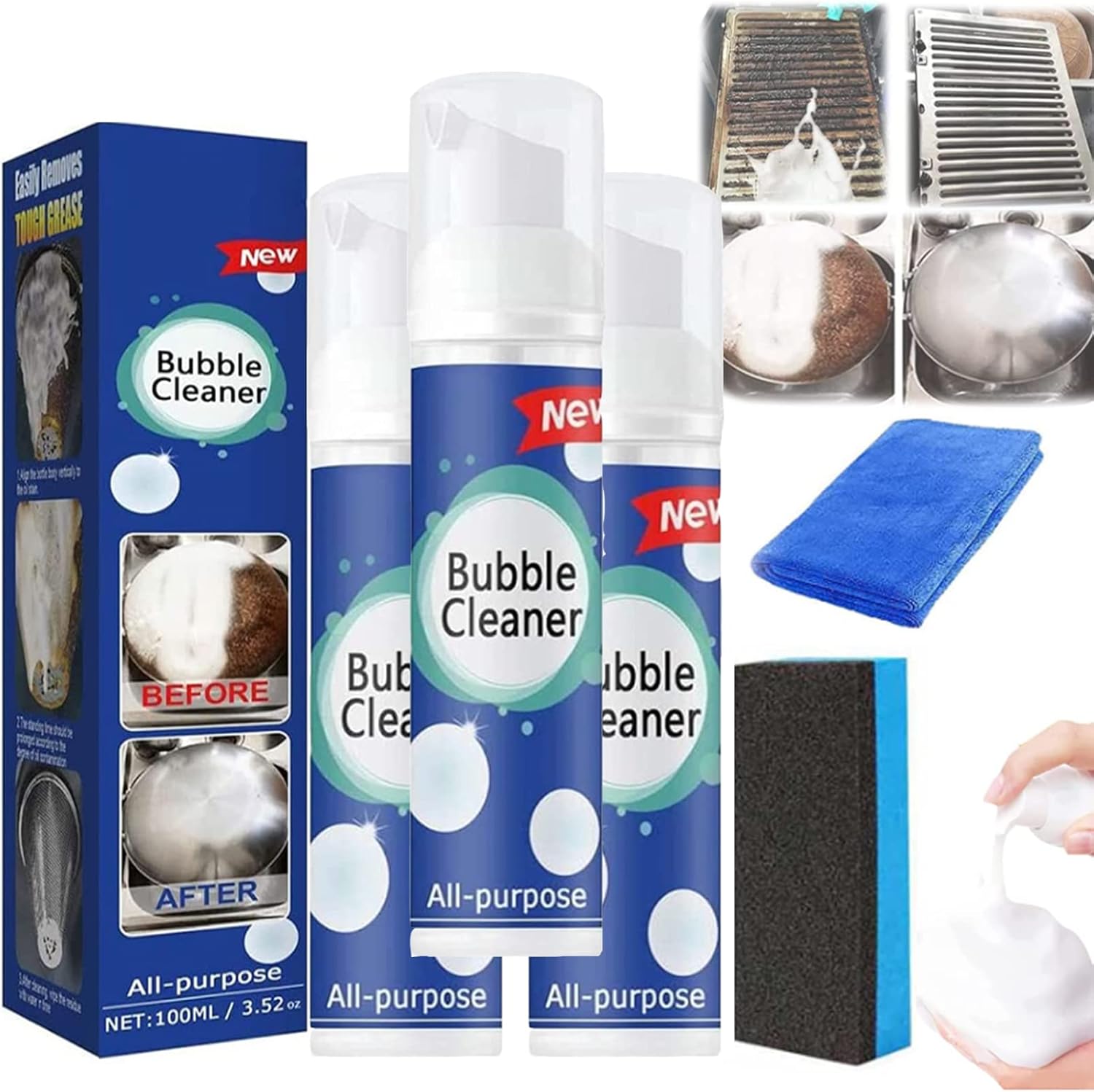 Foaming Heavy Oil Stain Cleaner - 2022 Efficient Multi Purpose ...