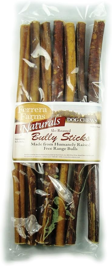 Amazon.com : Ferrera Farms 12-Inch Regular Bully Stick, 7 Pack : Pet ...