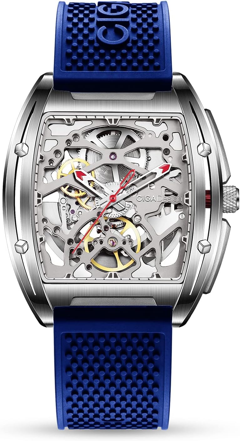 CIGA Design Automatic Mechanical Watch - Z Series Skeleton Stainless ...
