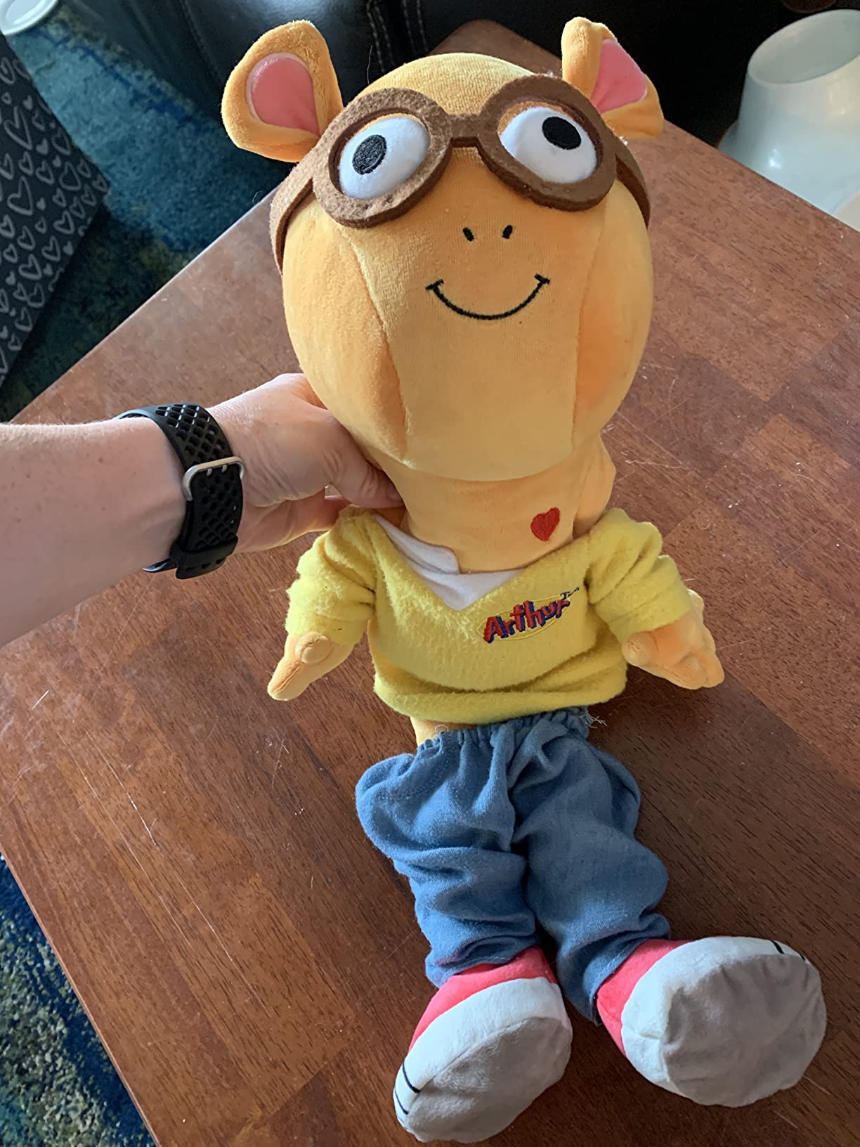 Amazon.com: Mighty Mojo Plush Arthur The Ardvark Doll from PBS Show ...