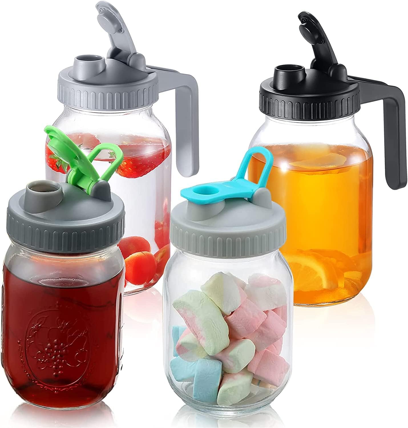 Amazon.com: 4Pack Regular Mouth Mason Jar Lids for Ball Mason Jars ...