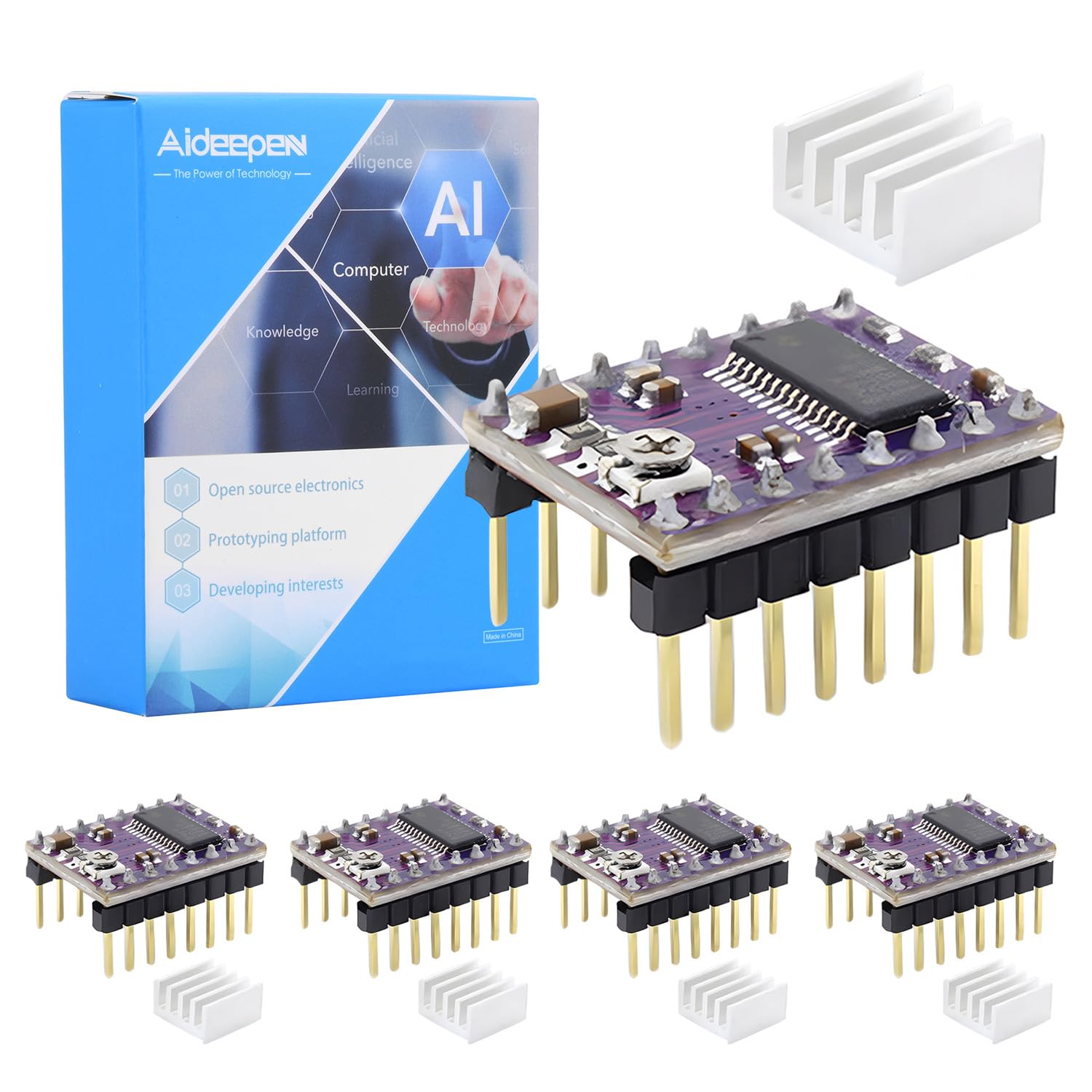 Snapklik.com : 5PCS 8825 Stepper Motor Driver Module