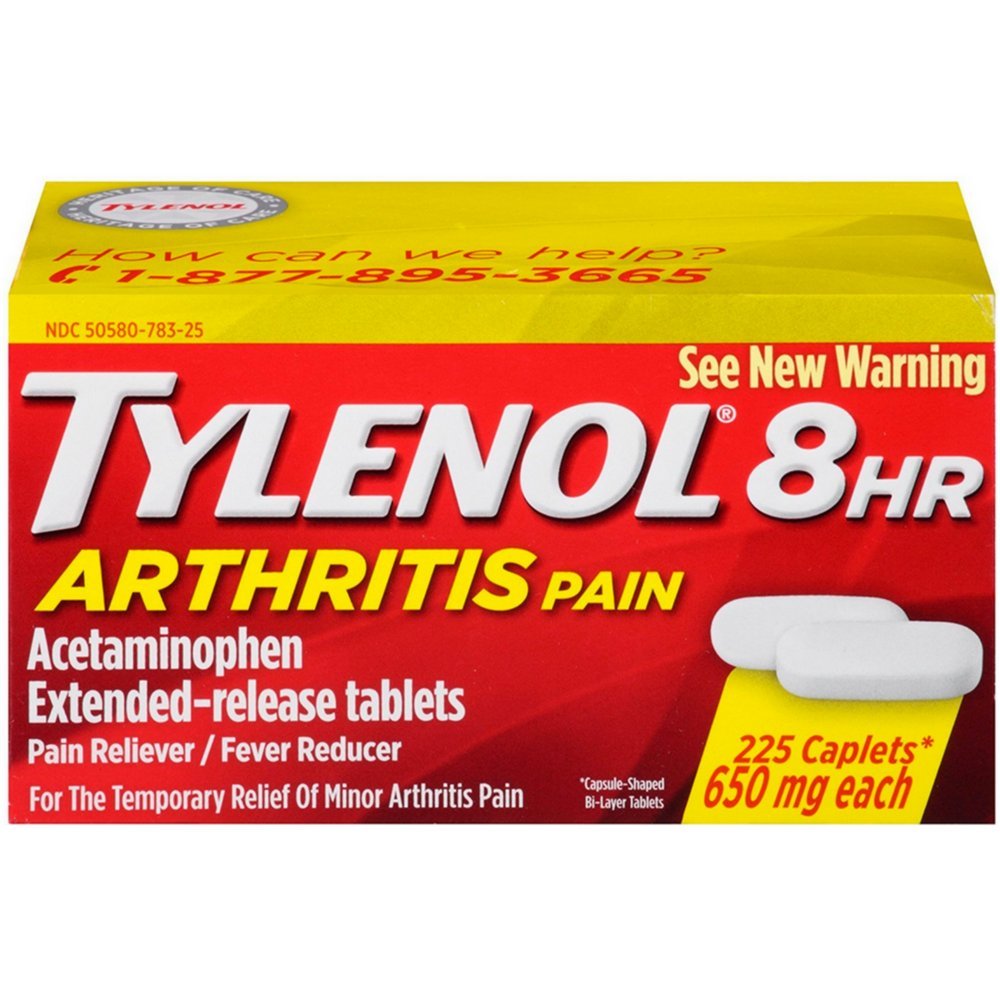 Snapklik.com : Tylenol 8 Hour Arthritis Pain Reliever Fever Reducer ...