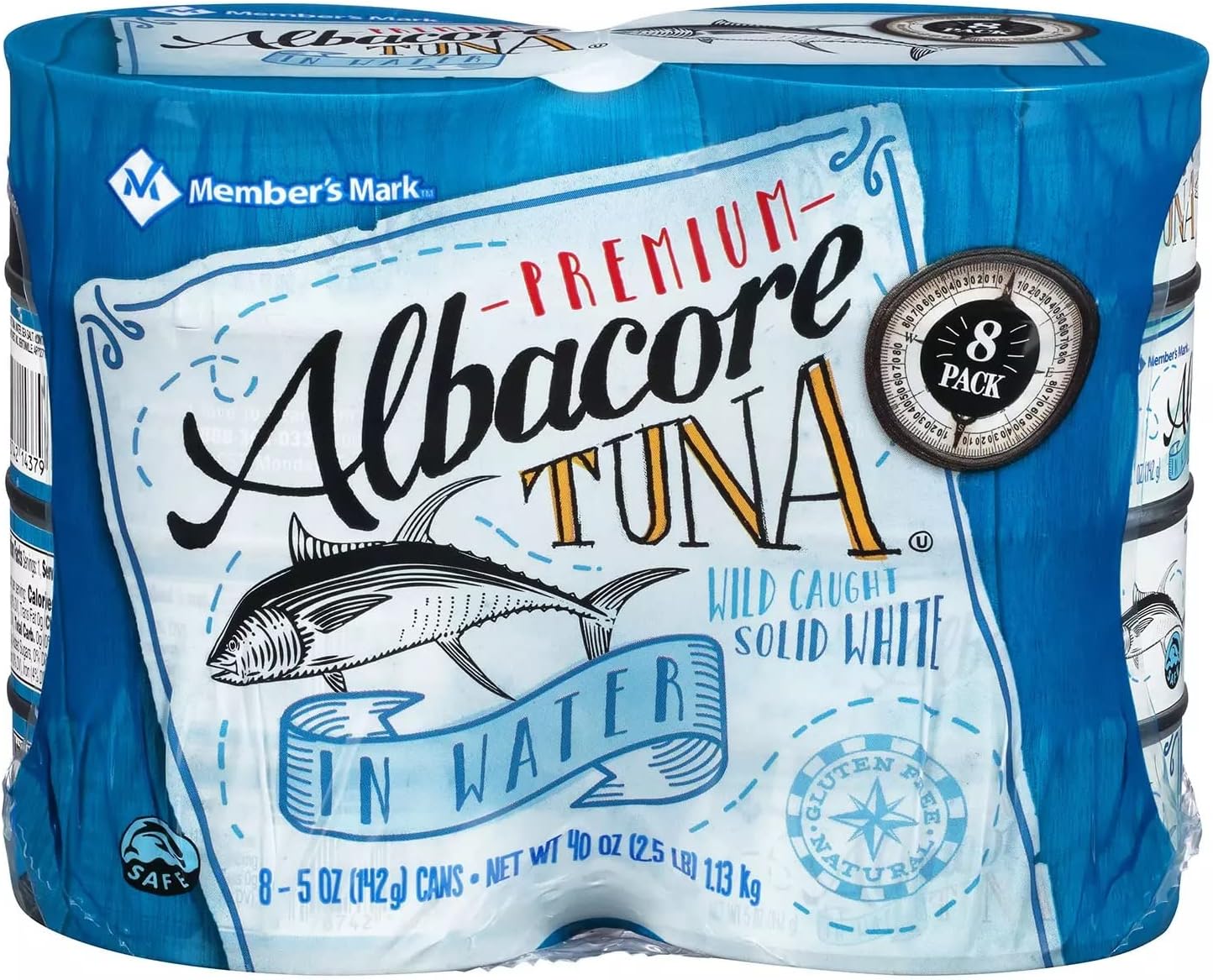 Amazon.com : 365 by Whole Foods Market, No Salt Albacore Tuna in Water ...