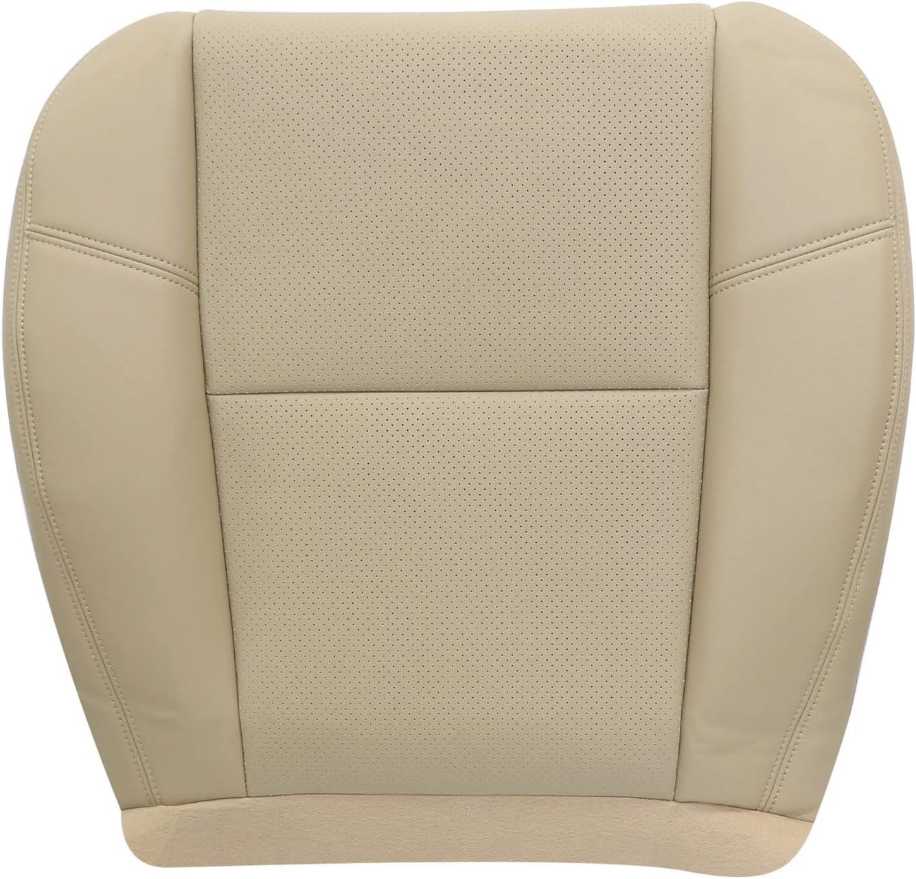 Amazon.com: AUTOKAY Seat Covers,Tan Driver & Passenger Bottom Seat ...