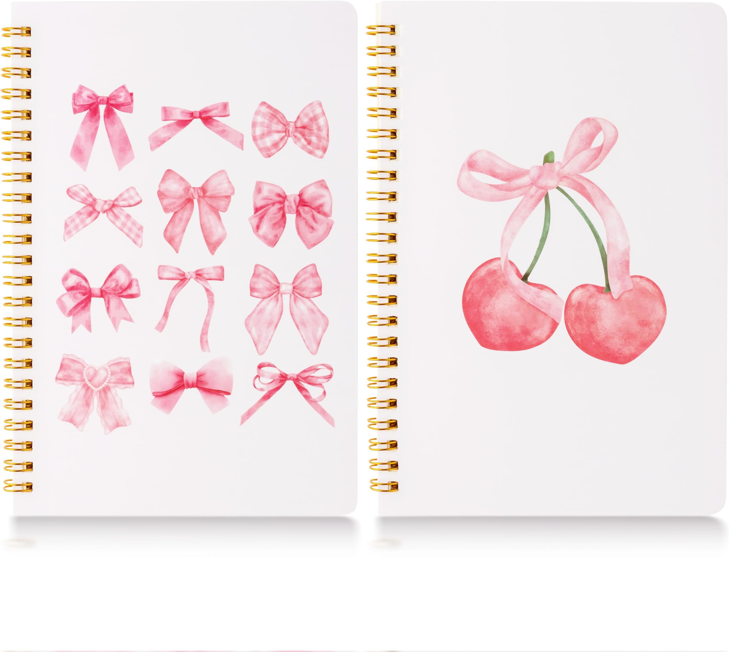 Amazon.com : CNhoqc 2pcs Pink Coquette Aesthetic Notebooks, Coquette ...