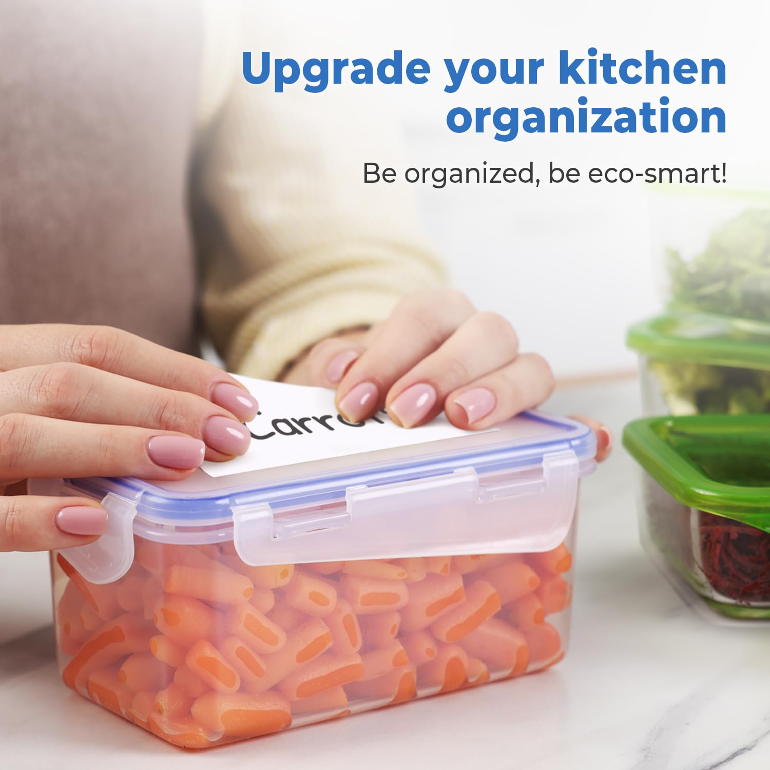Snapklik.com : MESS Removable Food Labels For Containers