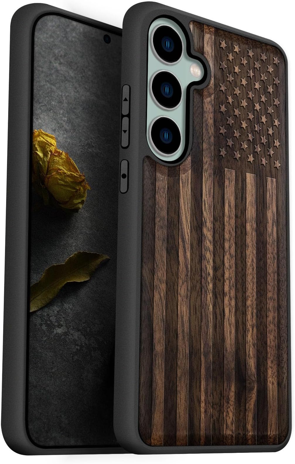 Amazon.com: Carveit Wood Case for Galaxy S23 FE Case 2023 [Natural Wood ...
