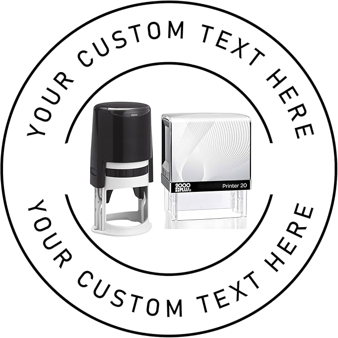 Amazon.com : Logo Stamp | Custom Stamp | Personalized Business Stamp ...