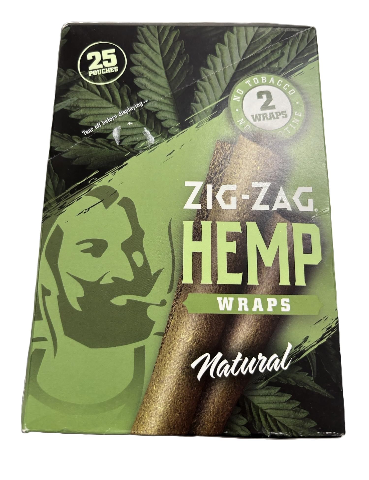 Snapklik.com : ZIG-ZAG Natural Hemp Sheets - 2 Sheets Per Pack