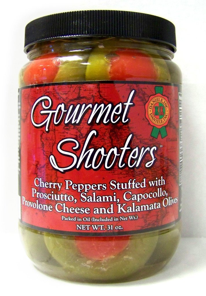 Amazon.com : Daniele 31oz Gourmet Pepper Shooters : Salami : Grocery ...