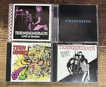 Amazon.co.jp: CD 4枚セットTEENGENERATE ティーンジェネレイトSAVAGESMASH HITSLIVE AT SHELTERFIRESTARTER検) GARAGE ...