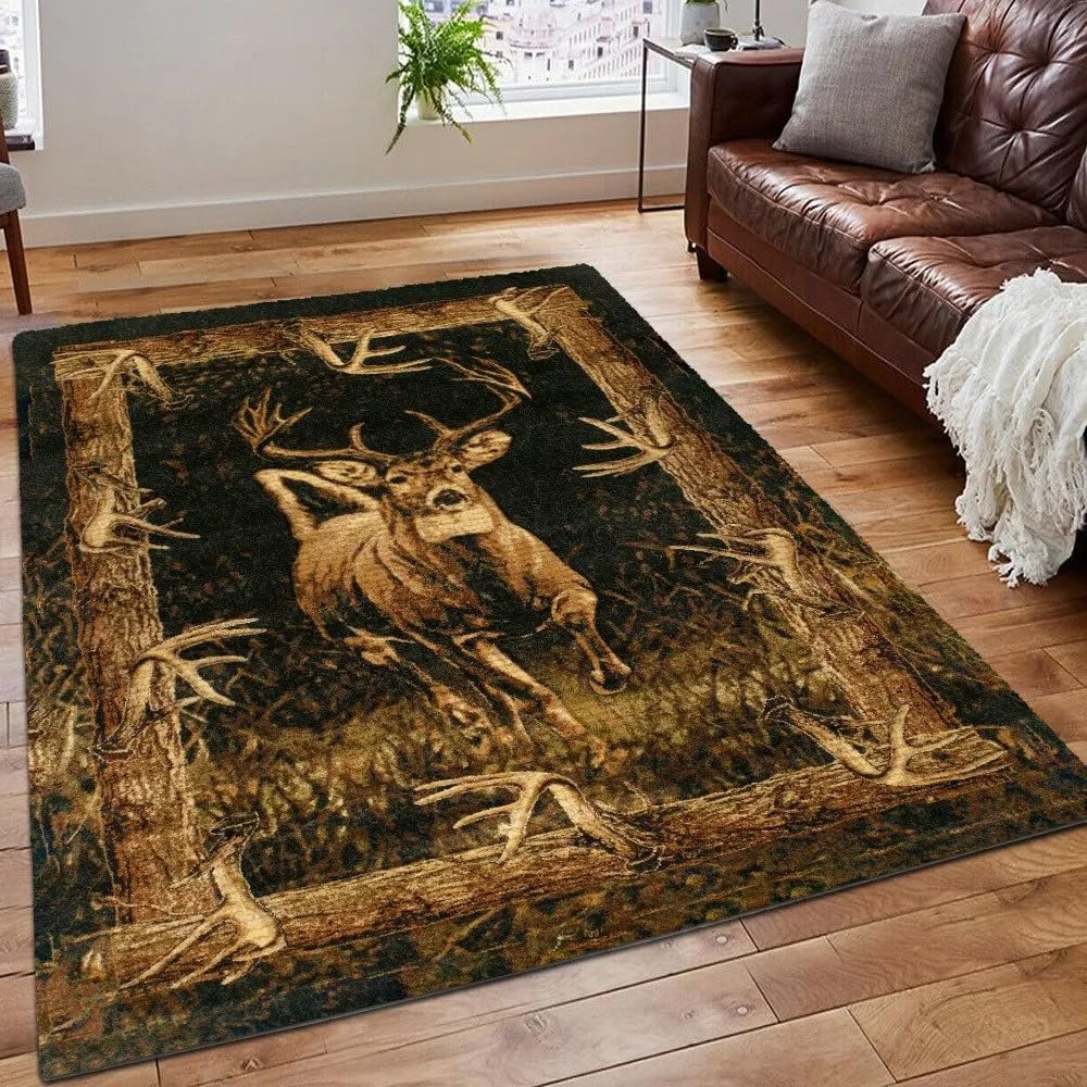 Amazon.com: Owingus Design Deer Hunting Rug, Mallard Hunting Rug ...