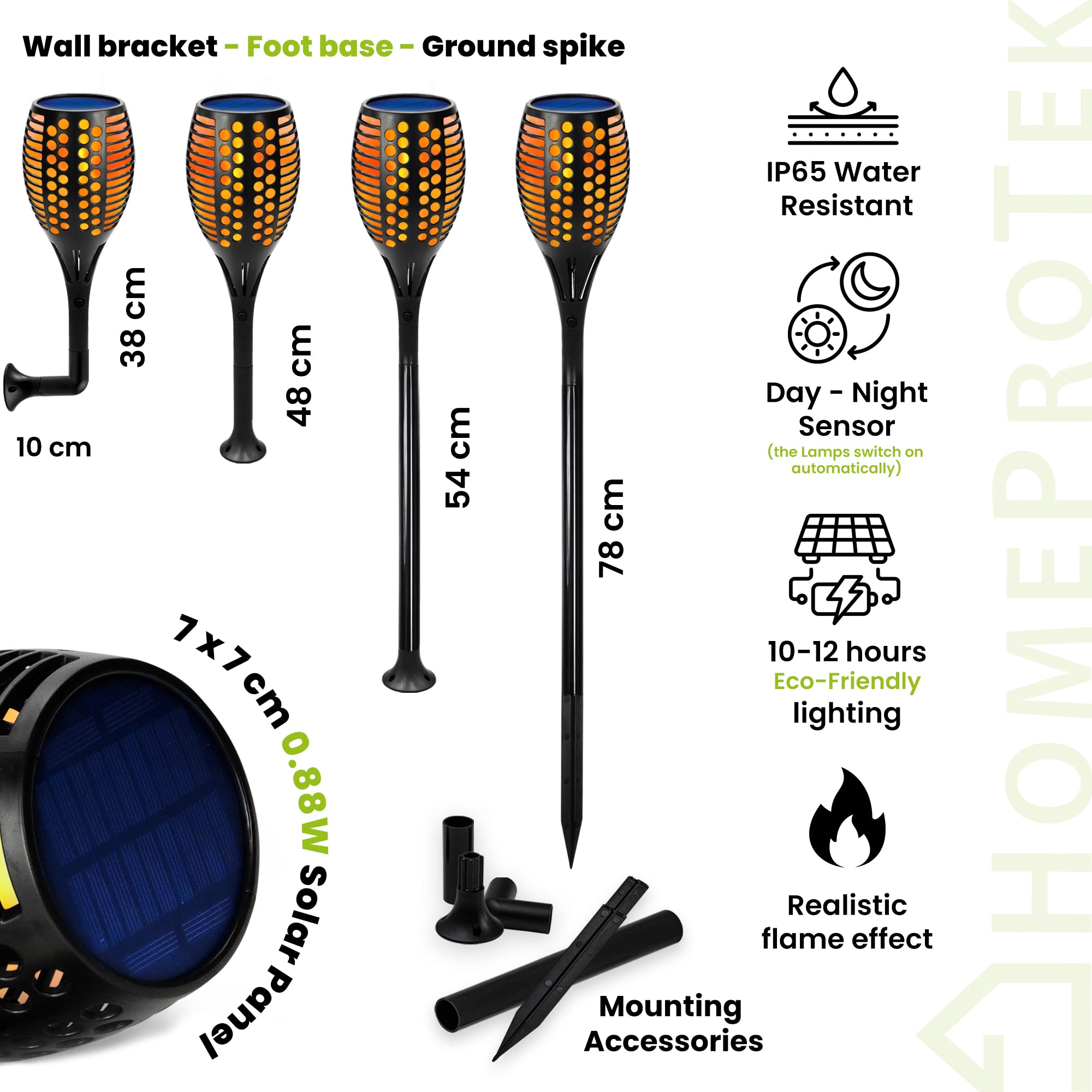 Wearable Solar Led Lights Blinking