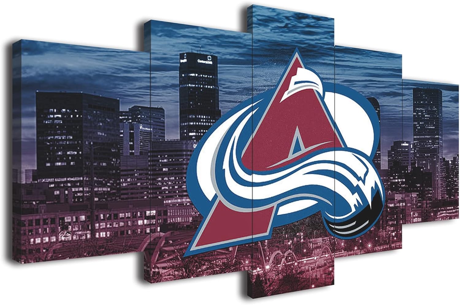 Amazon.com: Colorado Avalanche Poster Ice Hockey Sports Canvas Wall Art ...