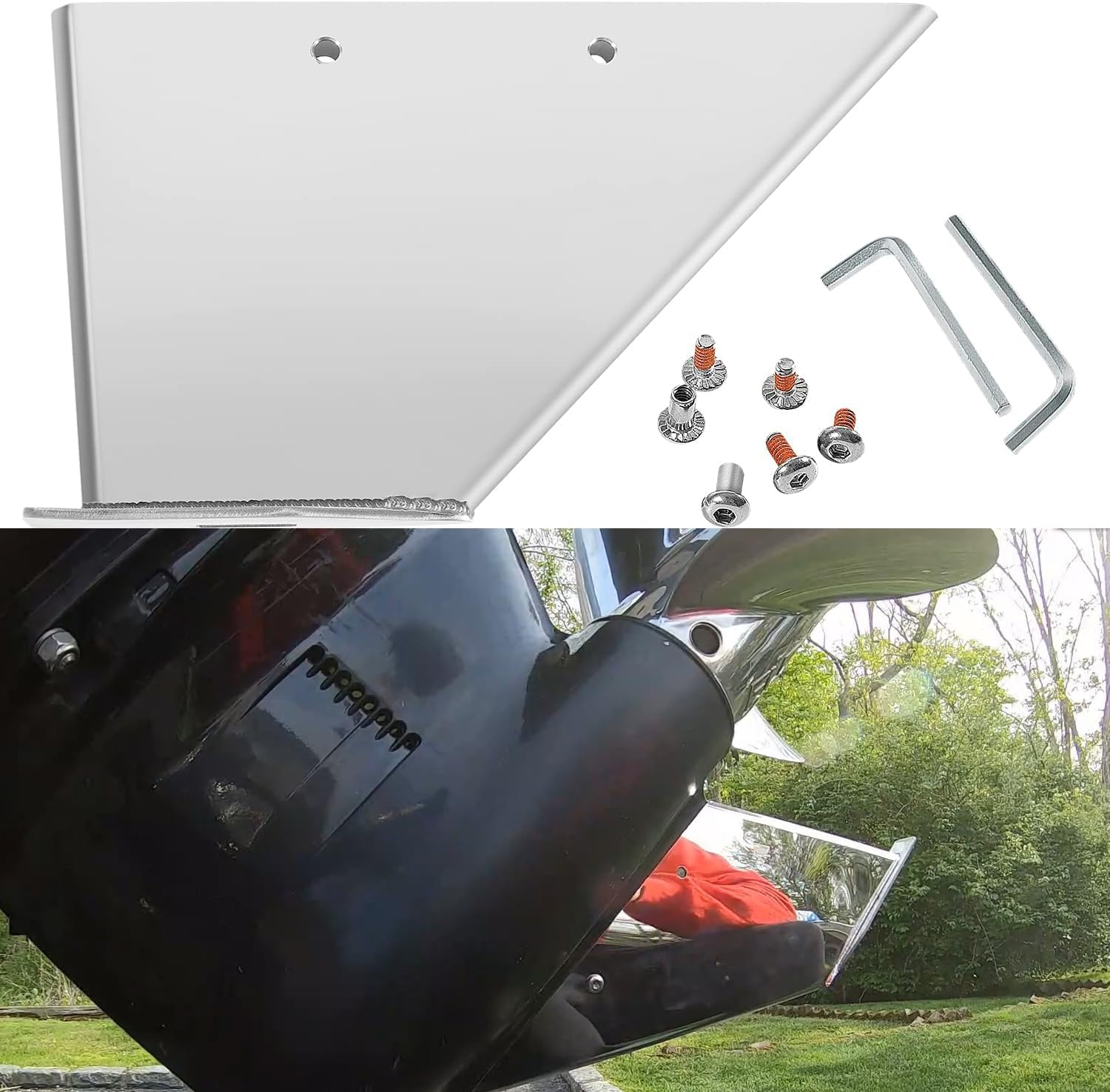 Amazon.com: 27021 Skeg Guard Protector Safe-Skeg/Stainless Steel ...