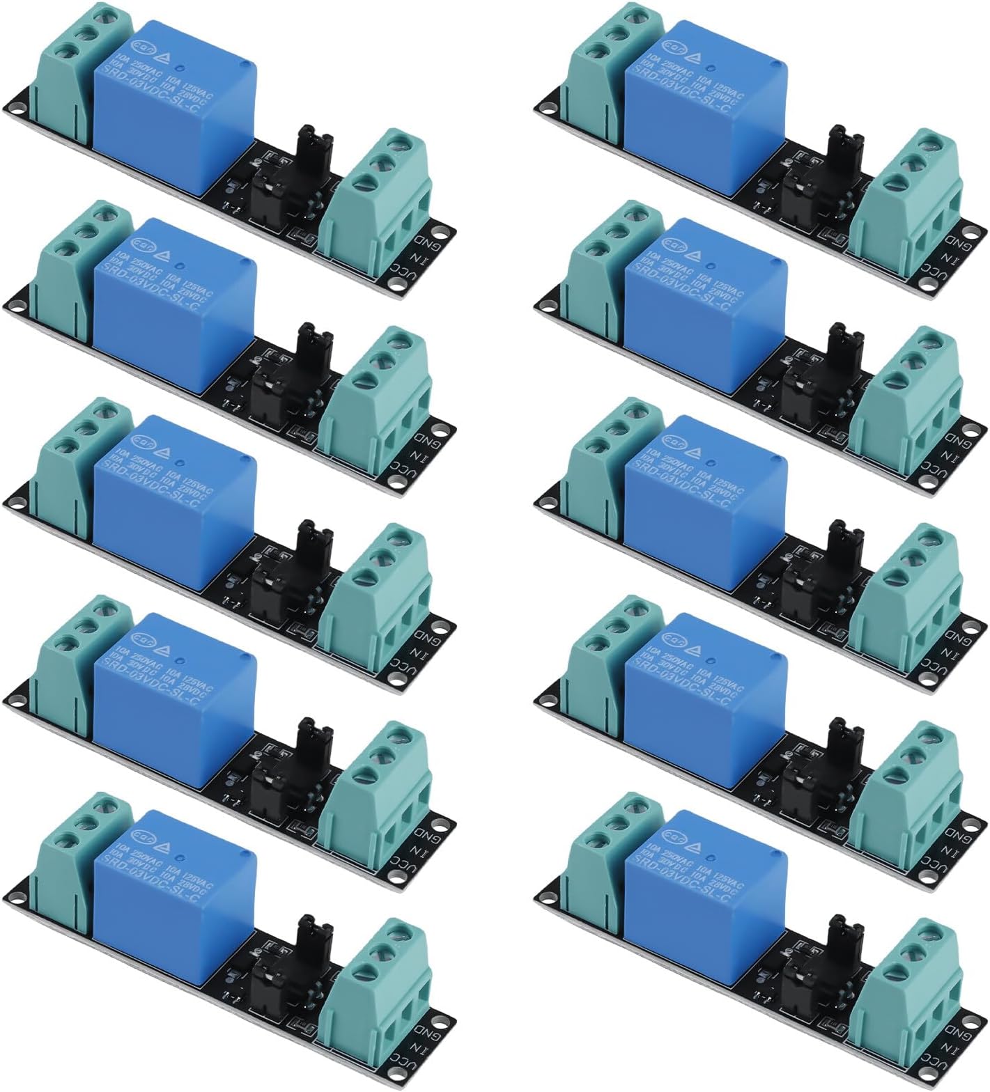 10 Stück 3V 1 Kanal Relais Power Switch Board, 1-Kanal-Relais ...