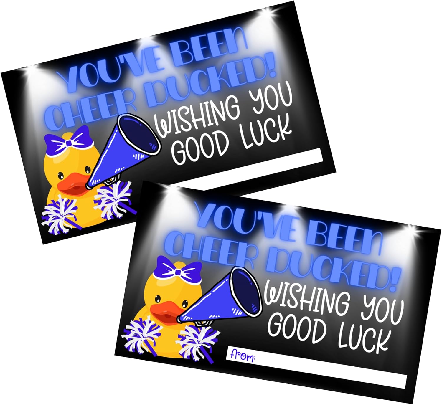 Amazon.com: Lashicorn You’ve Been Cheer Ducked Cards Tags Wishing You ...