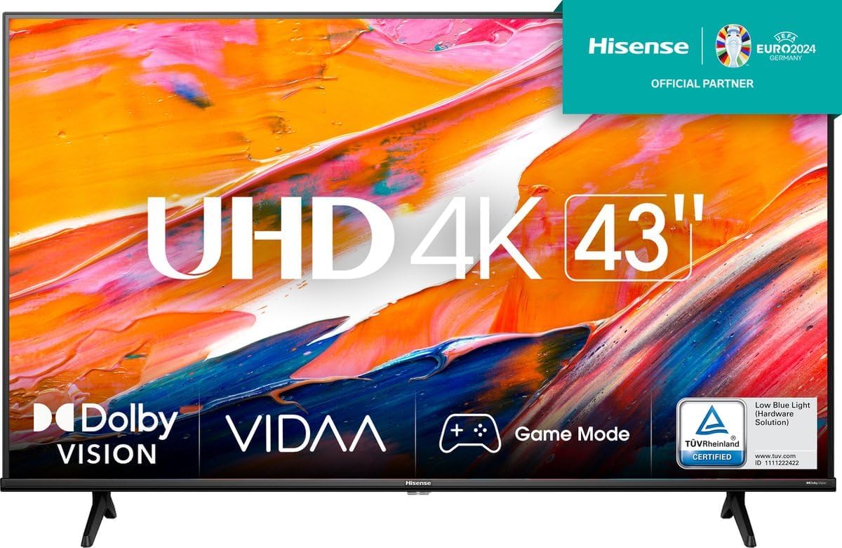 Hisense 43A6K TV 109,2 cm (43") 4K Ultra HD Smart TV Wifi Noir ...