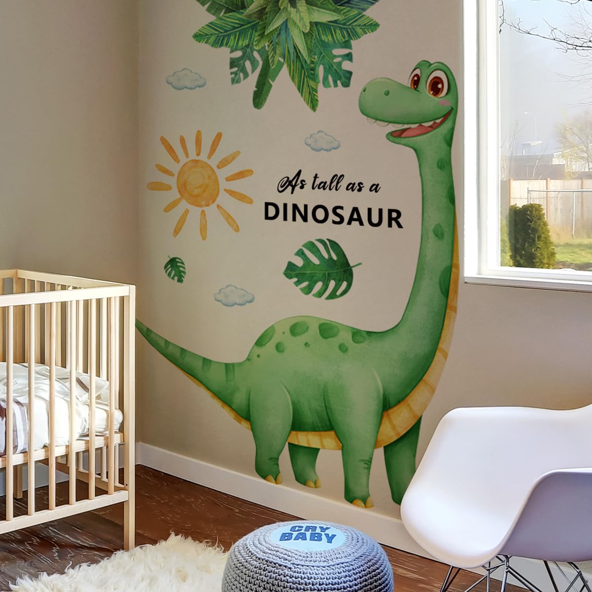 Amazon.com: Large Dinosaur Wall Stickers Decals for Boys Room,3D ...